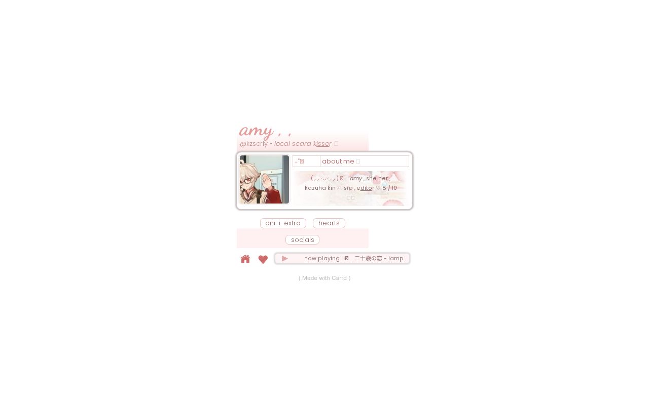 amy's site!